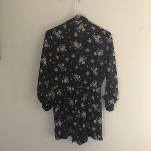 Bar III | Pants & Jumpsuits | Bar Iii Navy Blue Purple With Pink ...